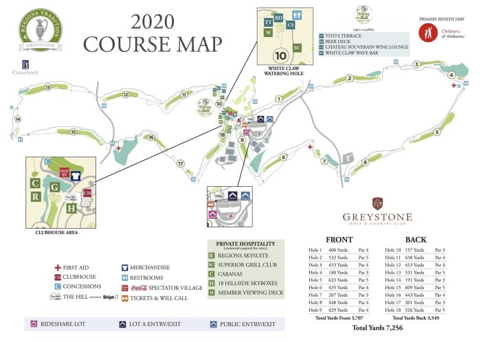 Course Map - Regions Tradition